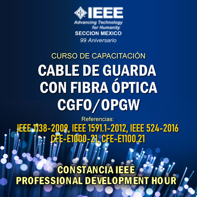 Curso: Cable de guarda con fibra óptica CGFO/OPGW : vTools Events ...
