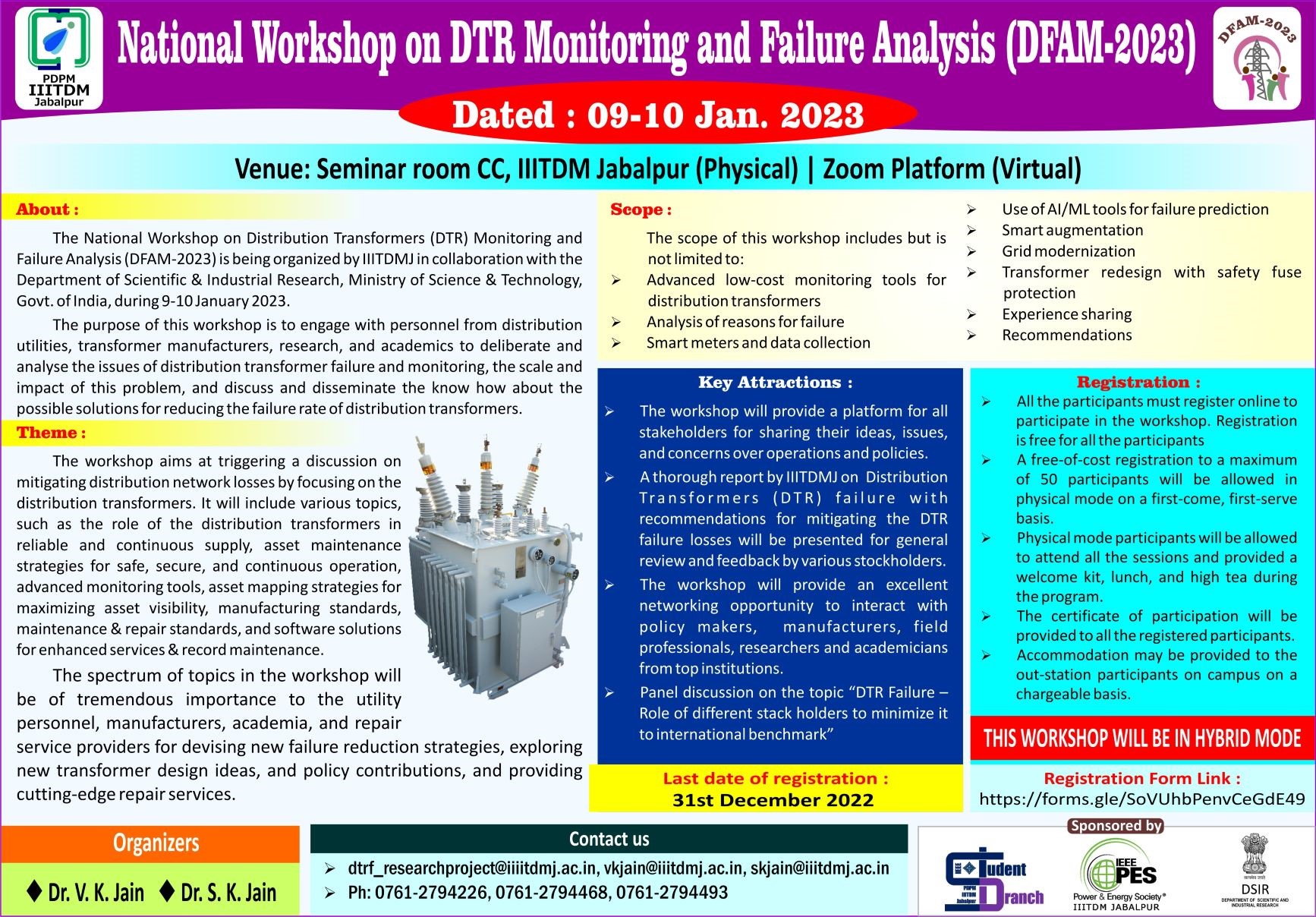 National Workshop on Distribution Transformers (DTR) Monitoring and ...
