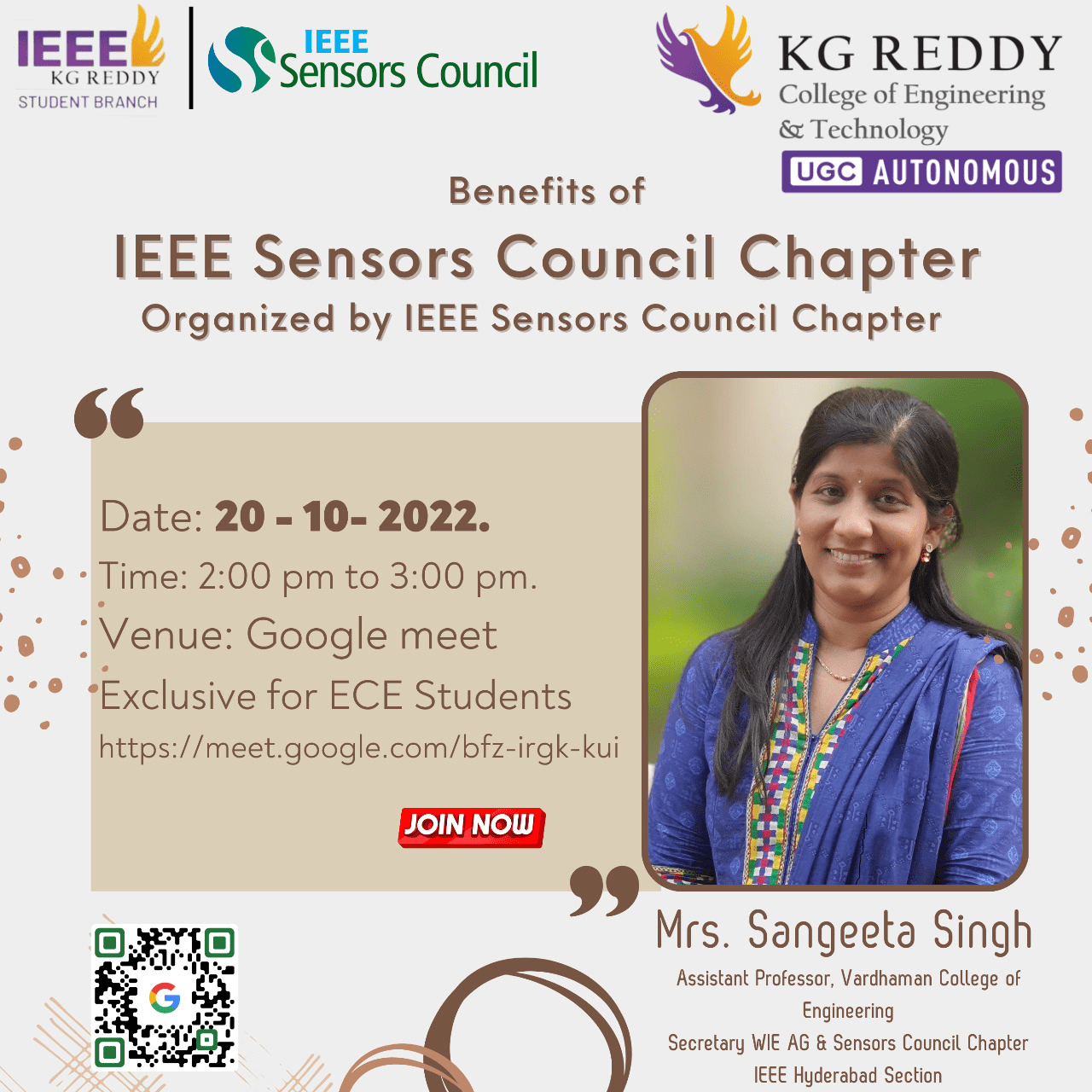 IEEE Sensors Council Chapter Webinar : vTools Events | vTools IEEE