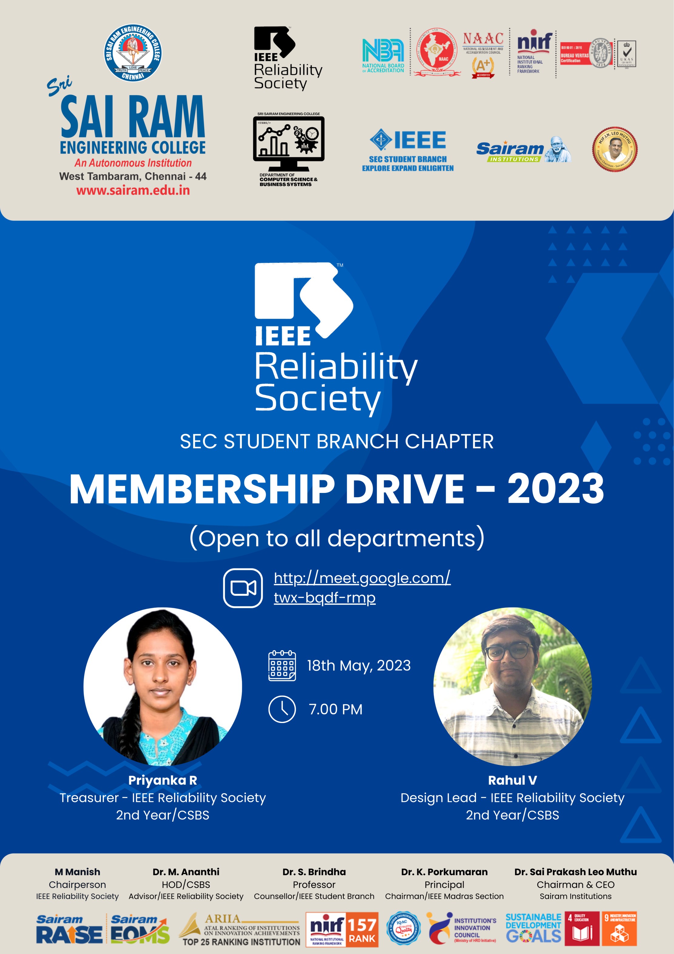 Membership Drive - 2023 : vTools Events | vTools IEEE
