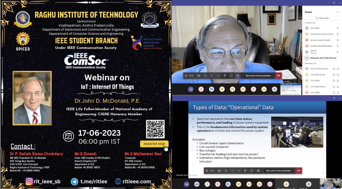 Webinar on Internet of Things (Big Data, IoT, Enterprise Data ...