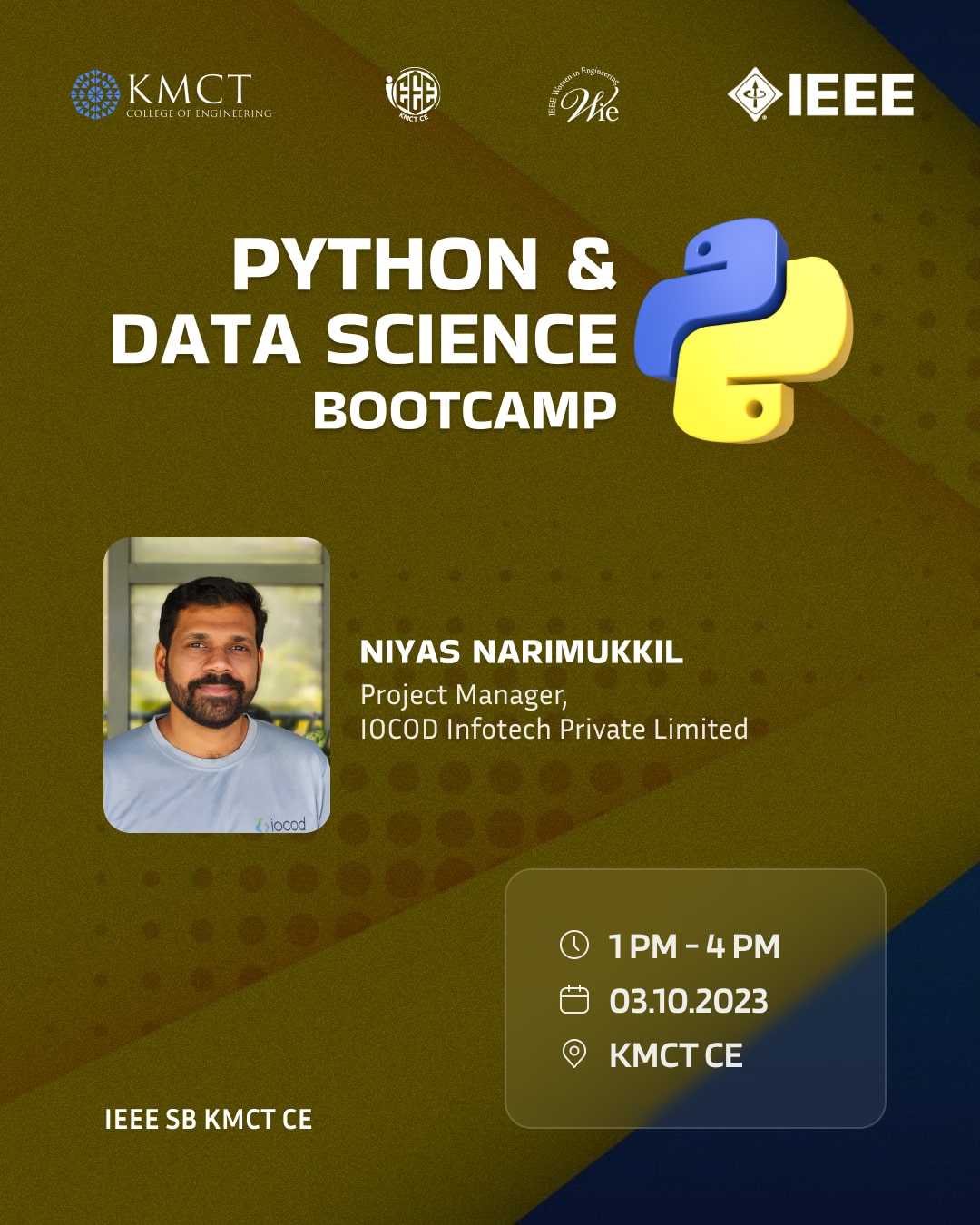 Python & data science bootcamp : vTools Events | vTools IEEE
