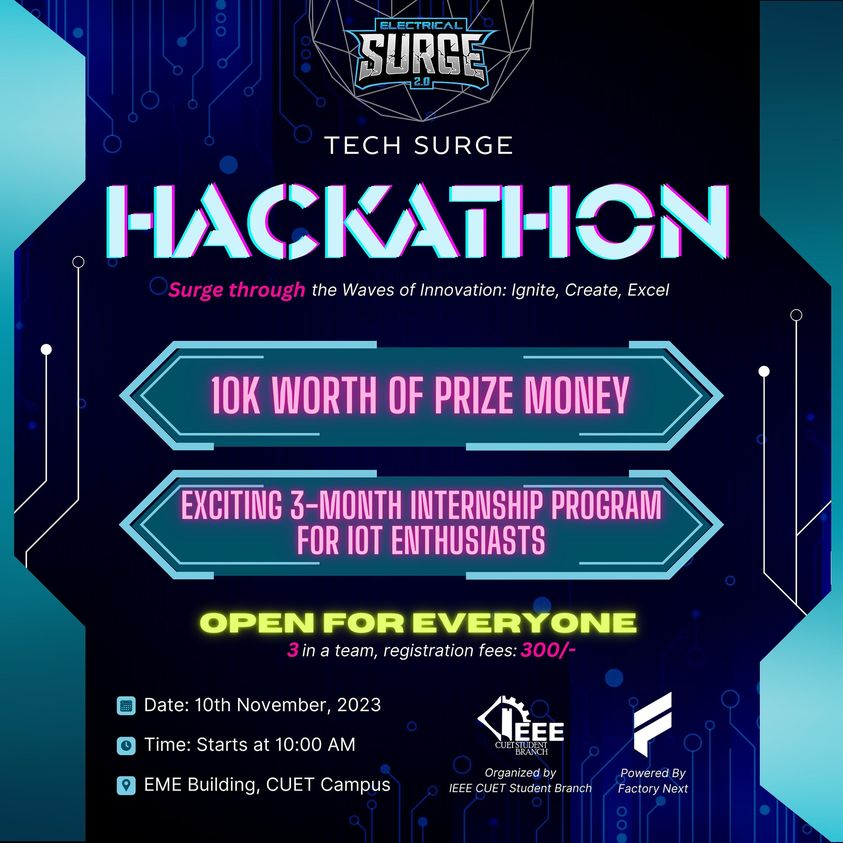 𝗧𝗲𝗰𝗵 𝗦𝘂𝗿𝗴𝗲 𝗛𝗮𝗰𝗸𝗮𝘁𝗵𝗼𝗻 𝟮𝟬𝟮𝟯 : vTools Events