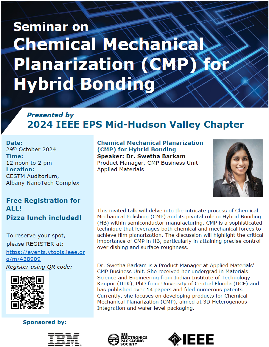 Chemical Mechanical Planarization (CMP) for Hybrid Bonding : vTools Events | vTools IEEE