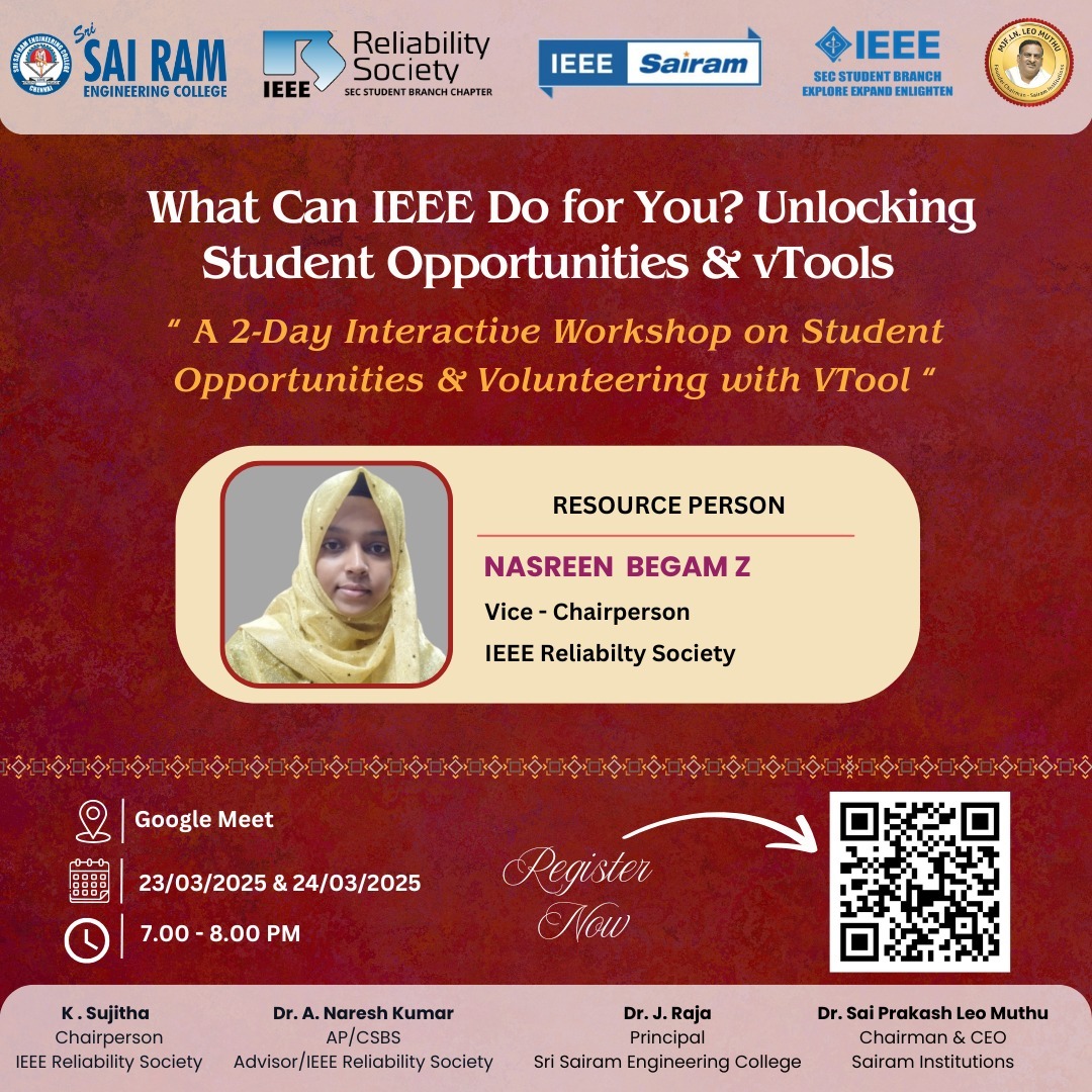 WHAT CAN IEEE DO FOR YOU? – UNLOCKING STUDENT OPPORTUNITIES & VTOOLS : vTools Events | vTools IEEE