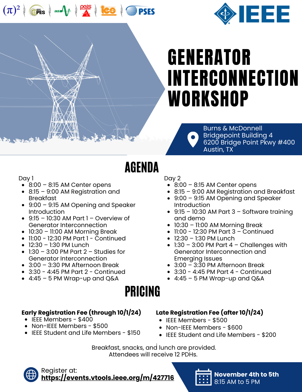 Generator Interconnection Workshop - IEEE Education Week Generator Interconnection Workshop - IEEE Education Week