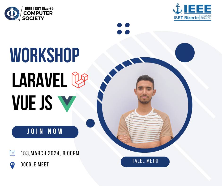 Laravel & VueJs Workshop session 2 : vTools Events | vTools IEEE