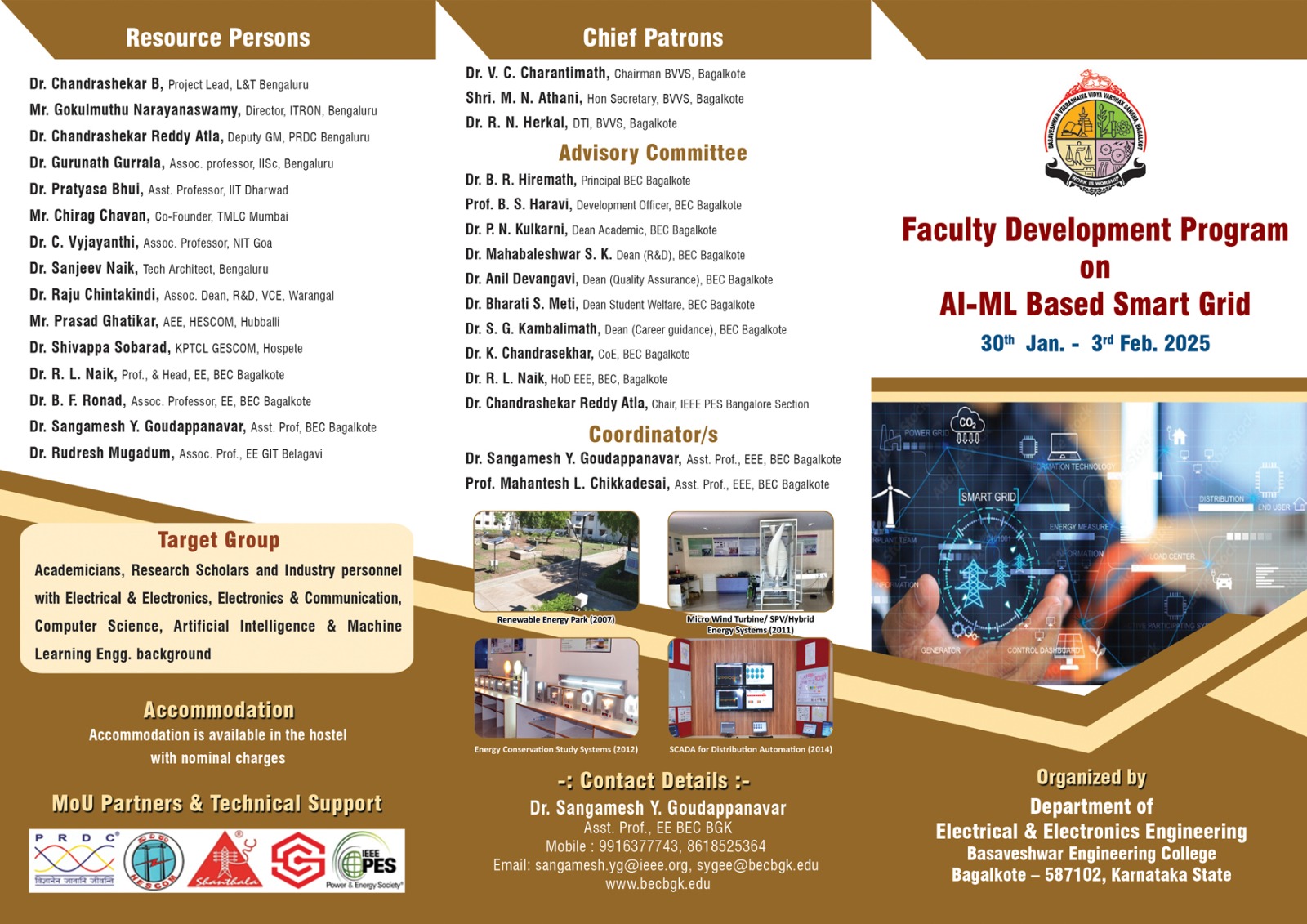 One week FDP on "AI-ML Based Smart Grid" : vTools Events | vTools IEEE