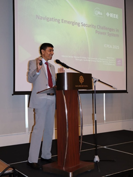 Keynote Speaker at the 2025 IEEE 5th International Conference in Power Engineering Applications ...